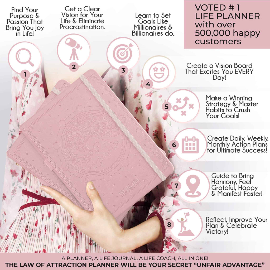 Stock Clearance: Undated Life Mastery Planner (A5 Size) – Freedom Mastery